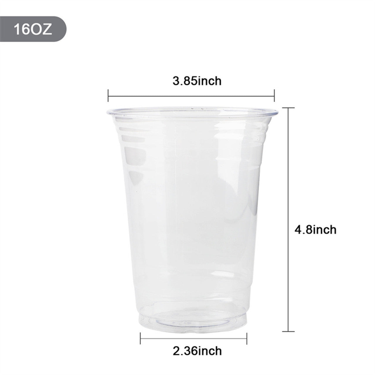 Sample 16 oz Disposable Plastic Cups – Pony Packaging