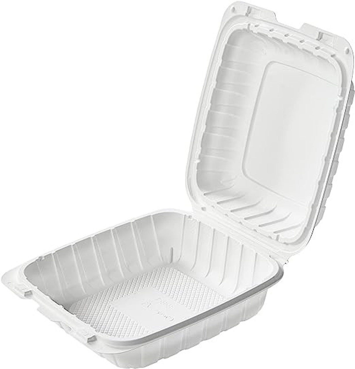 Sample 8" Microwaveable Plastic Clamshell Food Containers – Pony Packaging