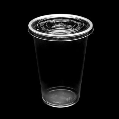Sample Disposable Plastic Flat Lids For Cold Cups – Pony Packaging