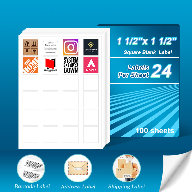 Blank Labels Templates - Easily Print and Download – Pony Packaging