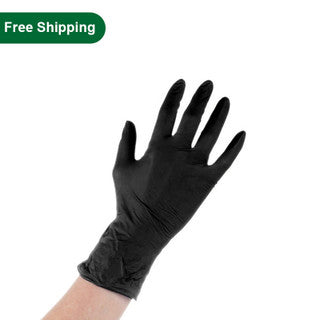 Black Nitrile Gloves Medium 1000pcs – Pony Packaging